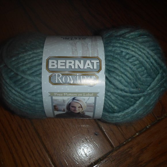 Bernat | Office | Skein Bernat Roving Wool Blend Yarn Color Low Tide 12 ...